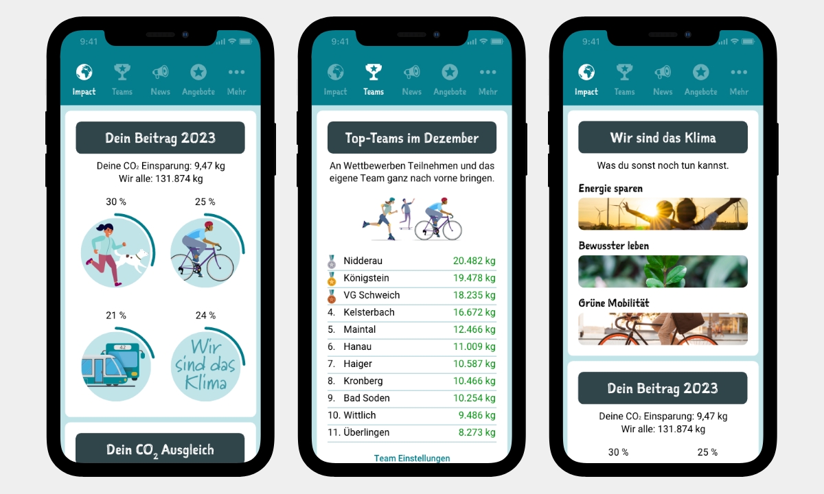 Klima-Taler app shows how its done - Klima-Taler